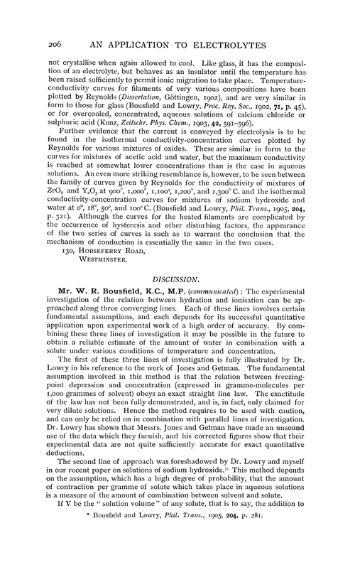 Discussion - Transactions of the Faraday Society (RSC Publishing)