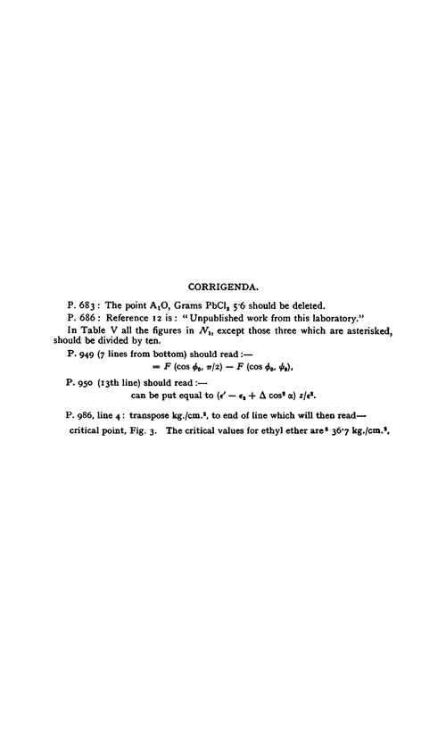 Corrigenda - Transactions of the Faraday Society (RSC Publishing)