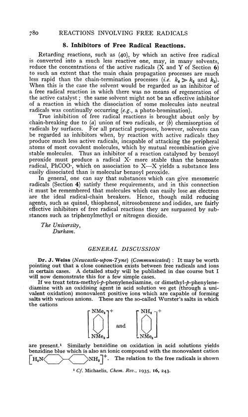 General discussion - Transactions of the Faraday Society (RSC Publishing)