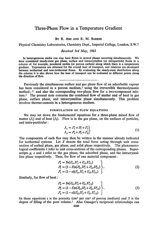 Three-phase flow in a temperature gradient - Transactions of the ...