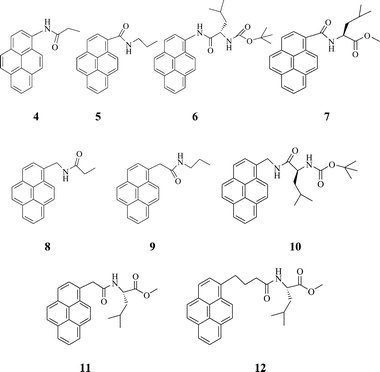 Photophysics of pyrene -labelled compounds of biophysical interest ...