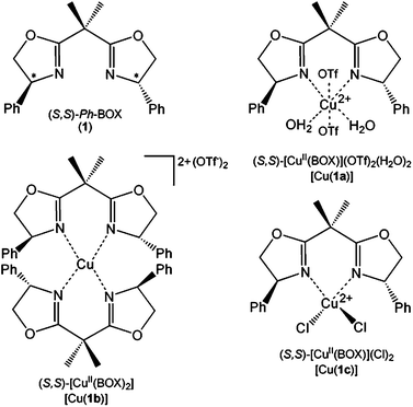 Influence of counterions on the structure of bis(oxazoline)copper( ii ...