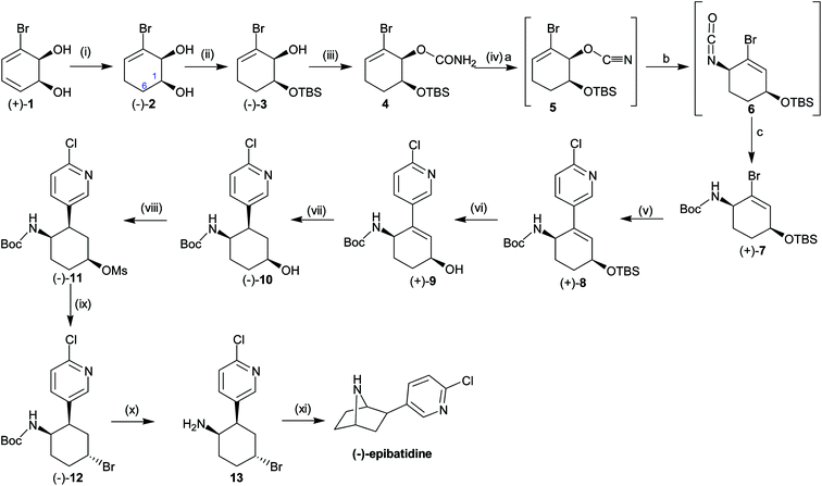 Chemoenzymatic formal synthesis of (−)- and (+)-epibatidine - Organic ...