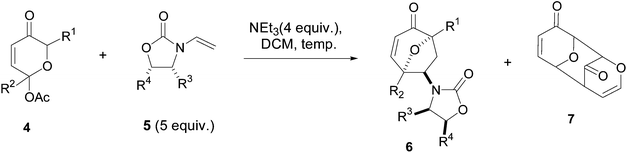 Diastereoselective 1,3-dipolar cycloaddition of pyrylium ylides with ...