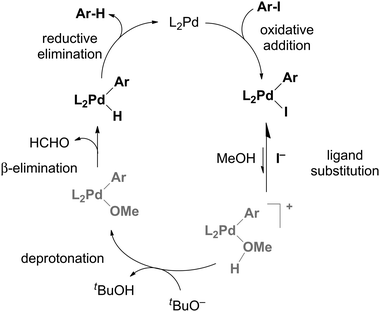 A mechanistic investigation of hydrodehalogenation using ESI-MS ...