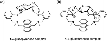 Selective sensing of saccharides using simple boronic acids and their ...