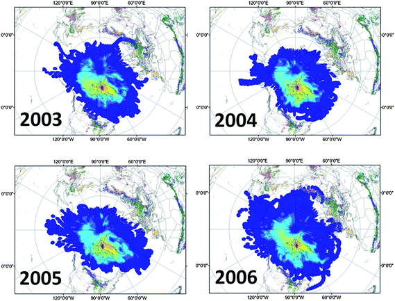 Atmospheric deposition of current use pesticides in the Arctic: Snow ...