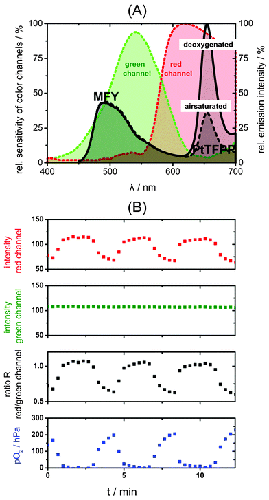 Microfluidic oxygen imaging using integrated optical sensor layers and ...