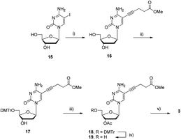Deoxynucleoside triphosphates bearing histamine, carboxylic acid, and ...