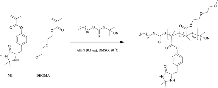 Immobilization of MacMillan catalyst via controlled radical ...