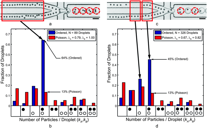 High-throughput co-encapsulation of self-ordered cell trains: cell pair ...