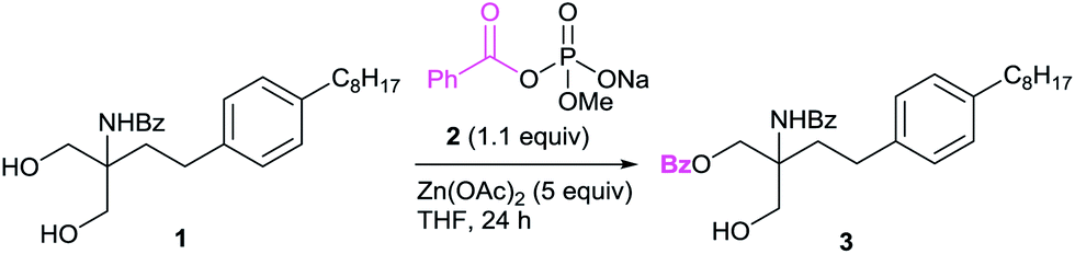 Benzoyl methyl phosphate as an efficient reagent for the selective ...