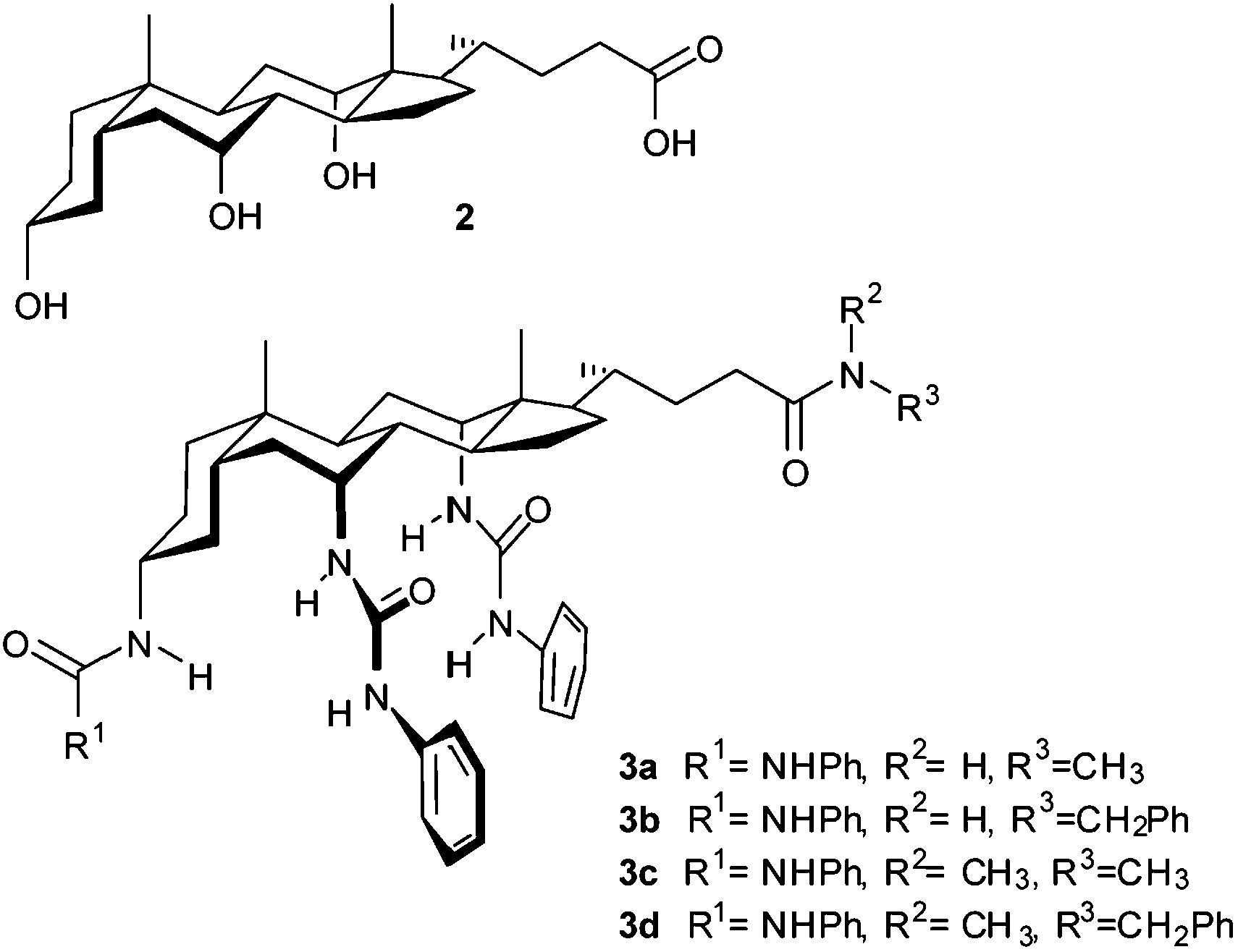 Cholanamide components for organic alloys; expanding the scope of ...