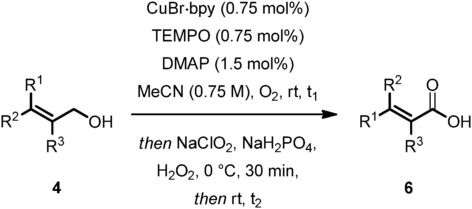 Oxidation of allylic and benzylic alcohols to aldehydes and carboxylic ...