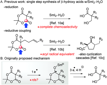Mechanistic investigation of the selective reduction of Meldrum's acids ...