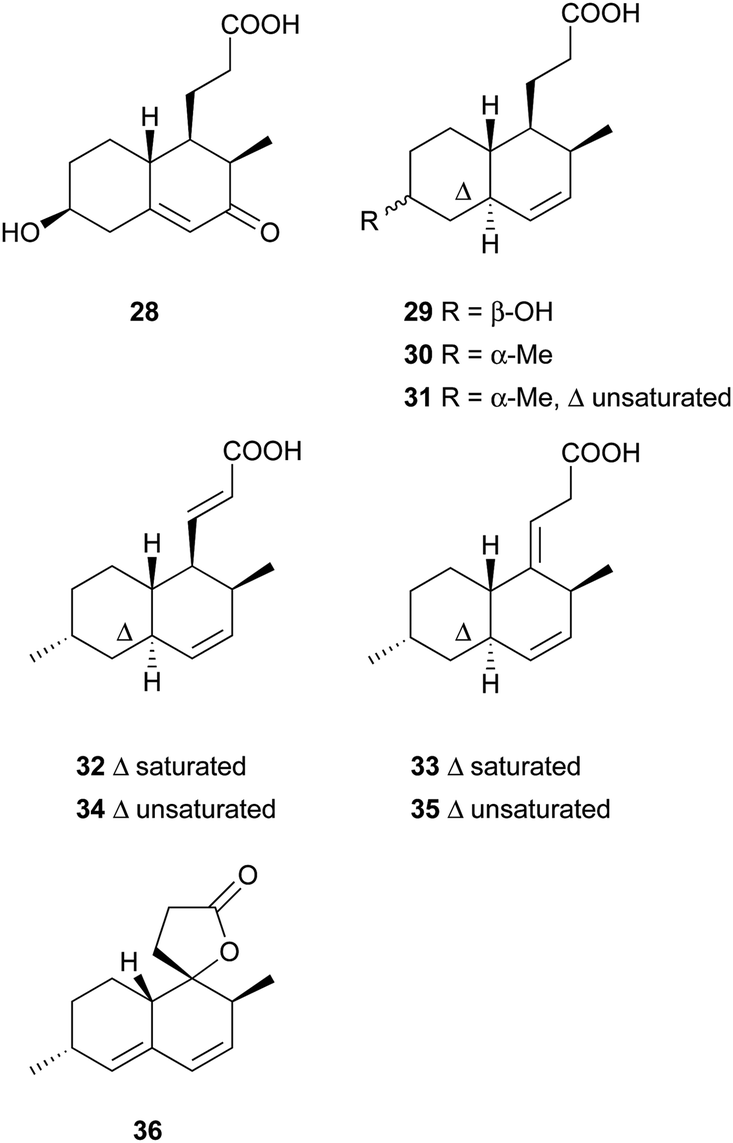Natural products containing ‘decalin’ motif in microorganisms - Natural ...