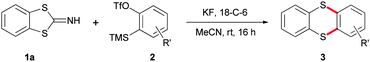 Exploiting amphiphilicity: facile metal free access to thianthrenes and ...