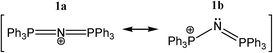 The N-atom in [N(PR 3 ) 2 ] + cations (R = Ph, Me) can act as electron ...