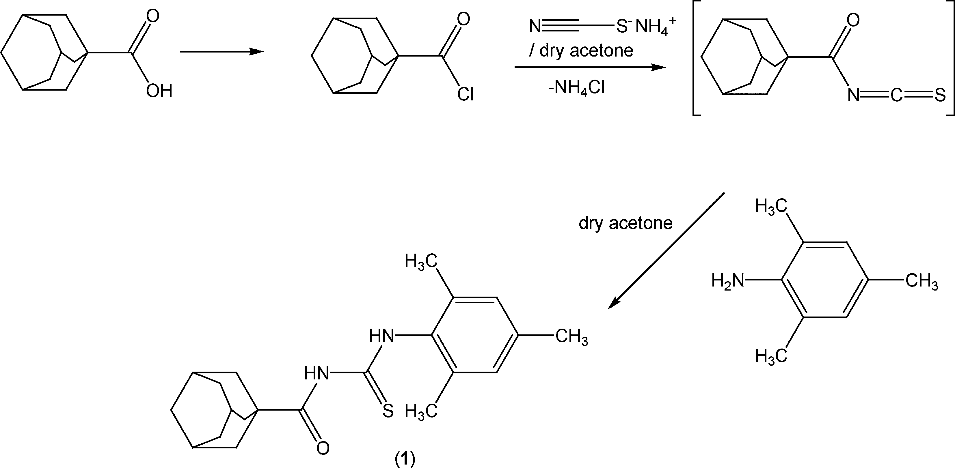 Intermolecular interactions in crystalline 1-(adamantane-1-carbonyl)-3 ...