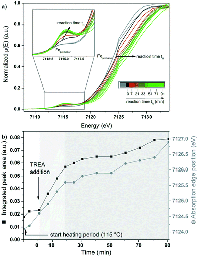 Time-resolved in situ studies on the formation mechanism of iron oxide ...
