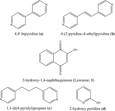 Crystalline adducts of the Lawsone molecule (2-hydroxy-1,4 ...