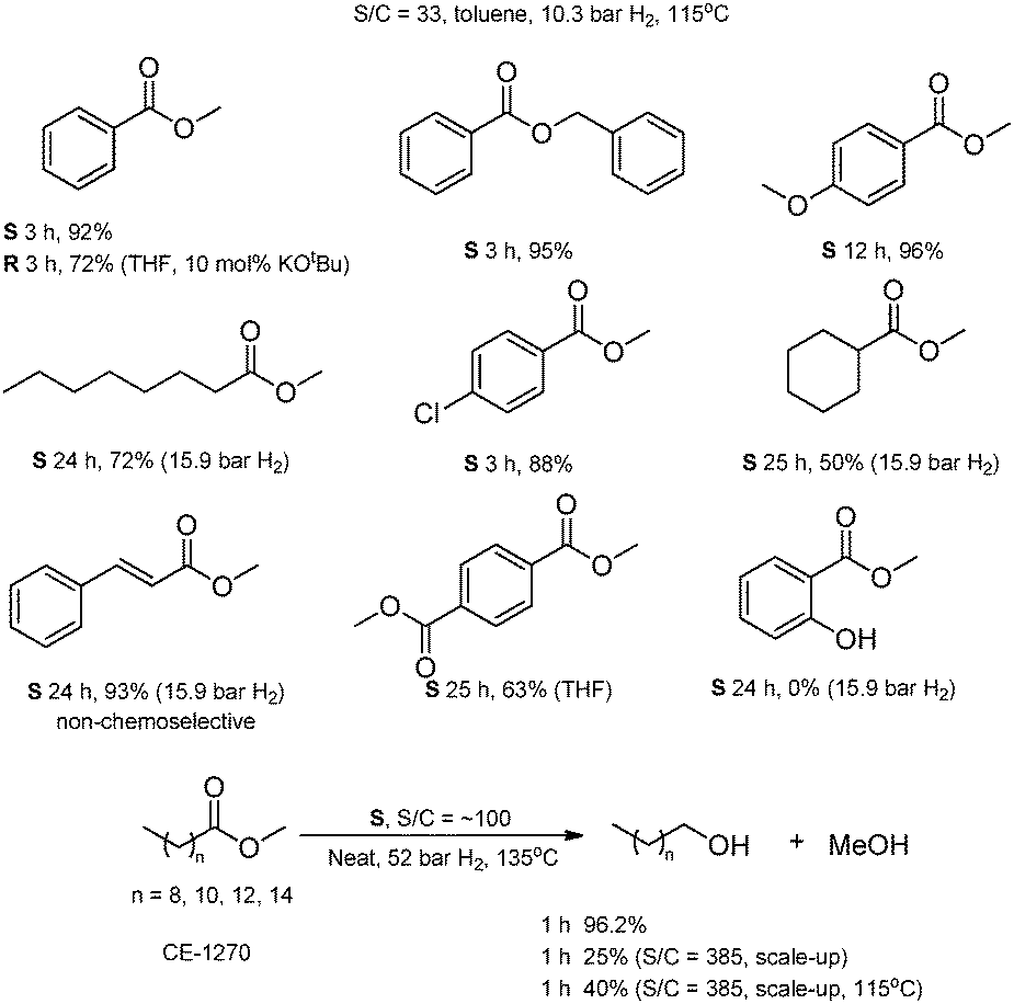 Heterogeneous and homogeneous catalysis for the hydrogenation of ...