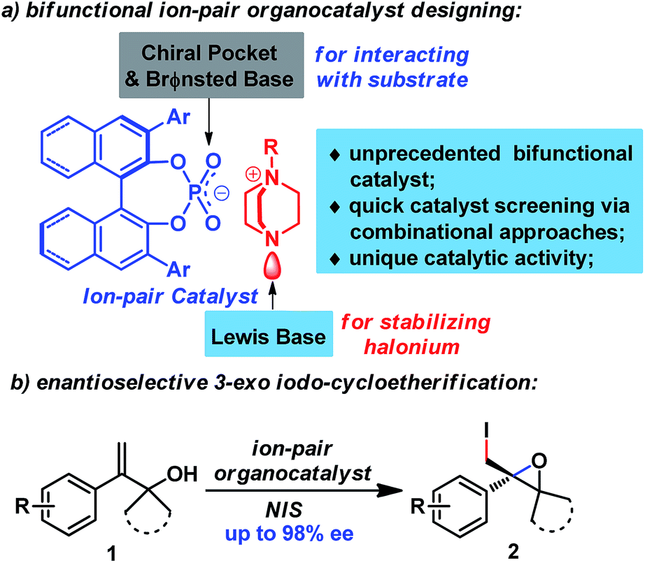 Chiral ion-pair organocatalyst promotes highly enantioselective 3- exo ...