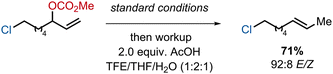 Chemo- and regioselective reductive transposition of allylic alcohol ...