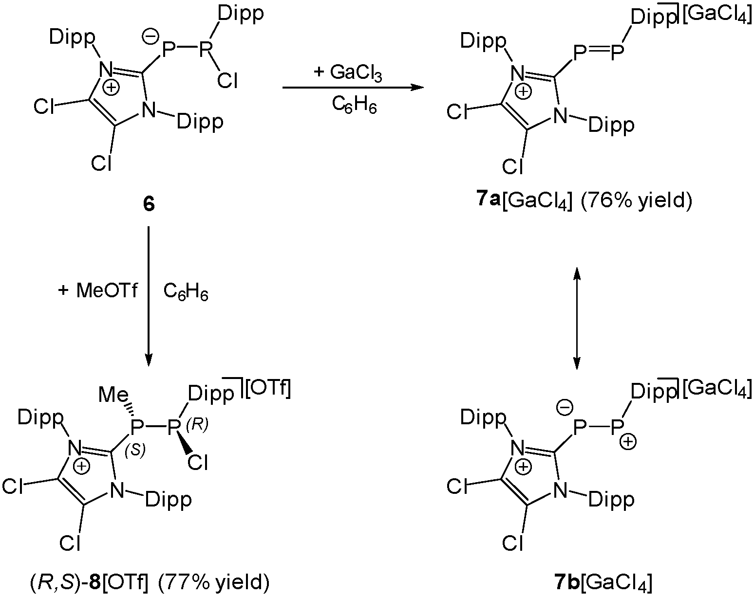 [( Cl Im Dipp )P[double bond, length as m-dash]P(Dipp)][GaCl 4 ]: a ...