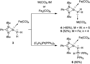 Phosphinosilylenes as a novel ligand system for heterobimetallic ...