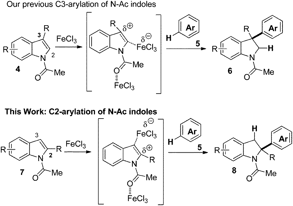 Intermolecular dearomative C2-arylation of N -Ac indoles activated by ...