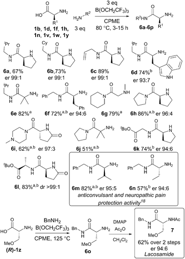 Direct amidation of unprotected amino acids using B(OCH 2 CF 3 ) 3 - Chemical Communications ...