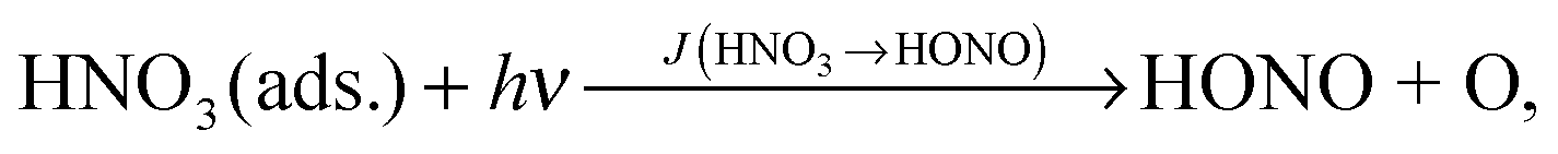 Investigations on HONO formation from photolysis of adsorbed HNO 3 on ...