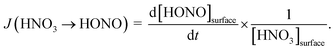 Investigations on HONO formation from photolysis of adsorbed HNO 3 on ...