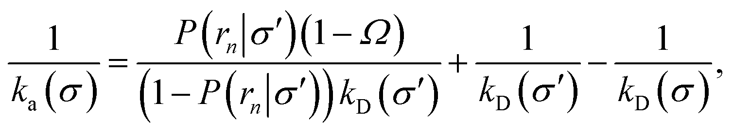The intrinsic rate constants in diffusion-influenced reactions ...