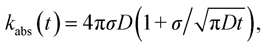 The intrinsic rate constants in diffusion-influenced reactions ...