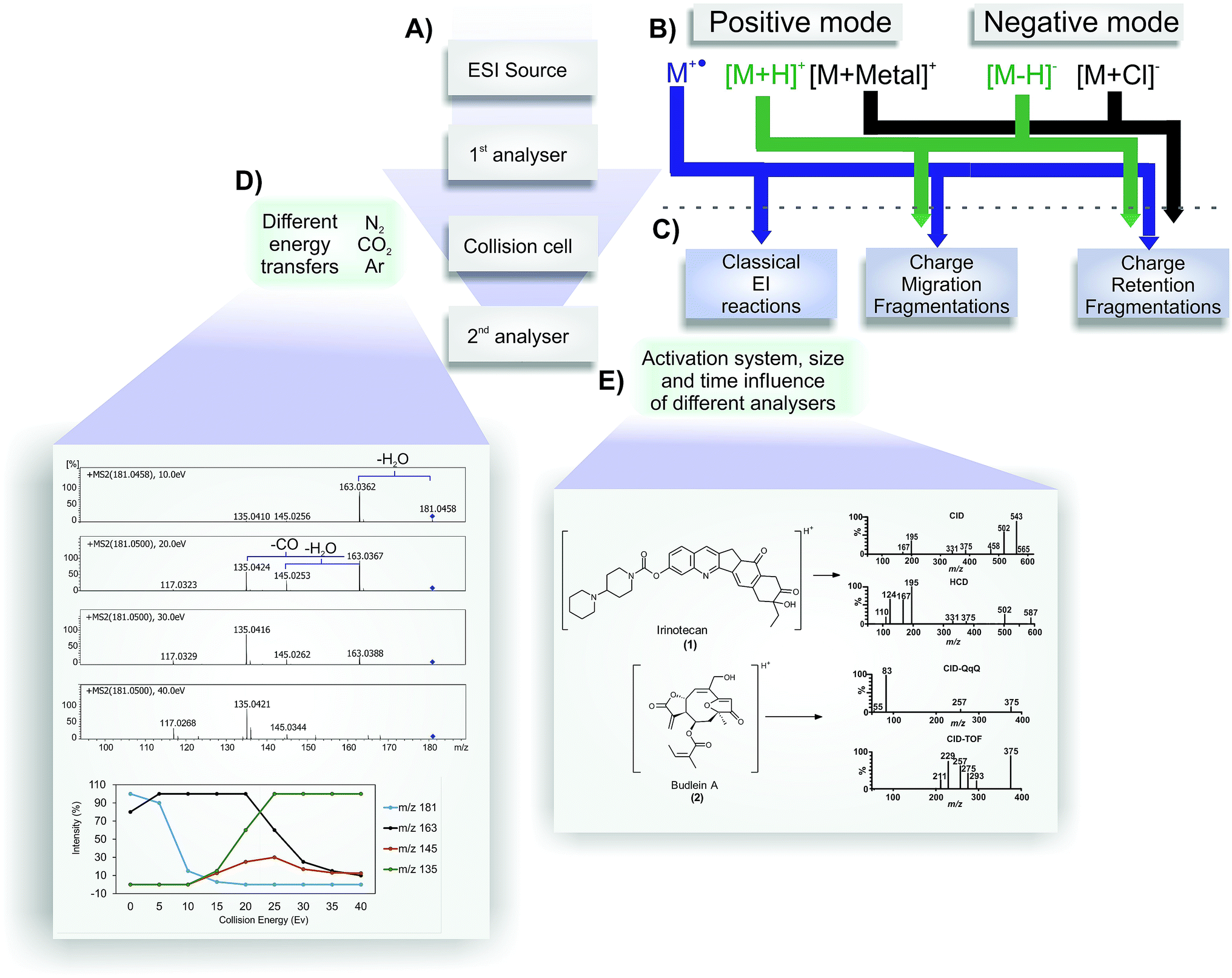 Fragmentation reactions using electrospray ionization mass spectrometry: an important tool for ...