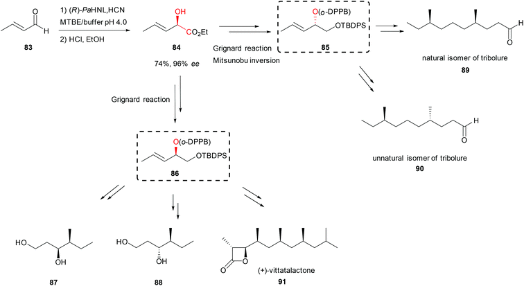 Enantioselective synthesis of cyanohydrins catalysed by hydroxynitrile ...