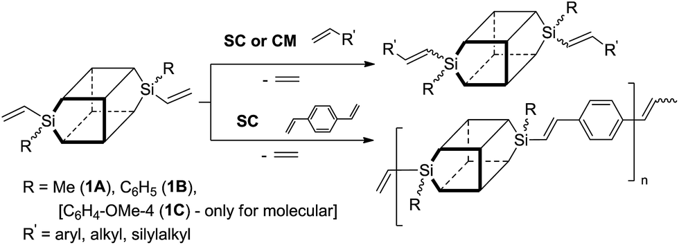 Synthesis and characterization of functionalized molecular and ...