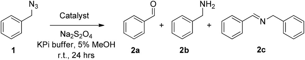 Efficient conversion of primary azides to aldehydes catalyzed by active ...