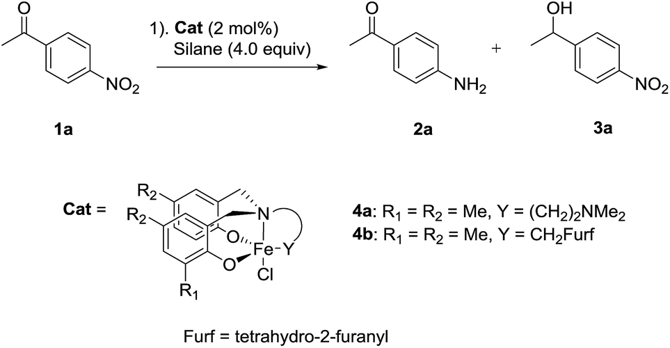 Chemoselective nitro reduction and hydroamination using a single iron ...
