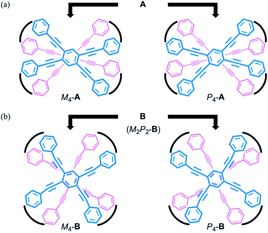 Dynamic helical cyclophanes with two quadruply-bridged planes arranged ...