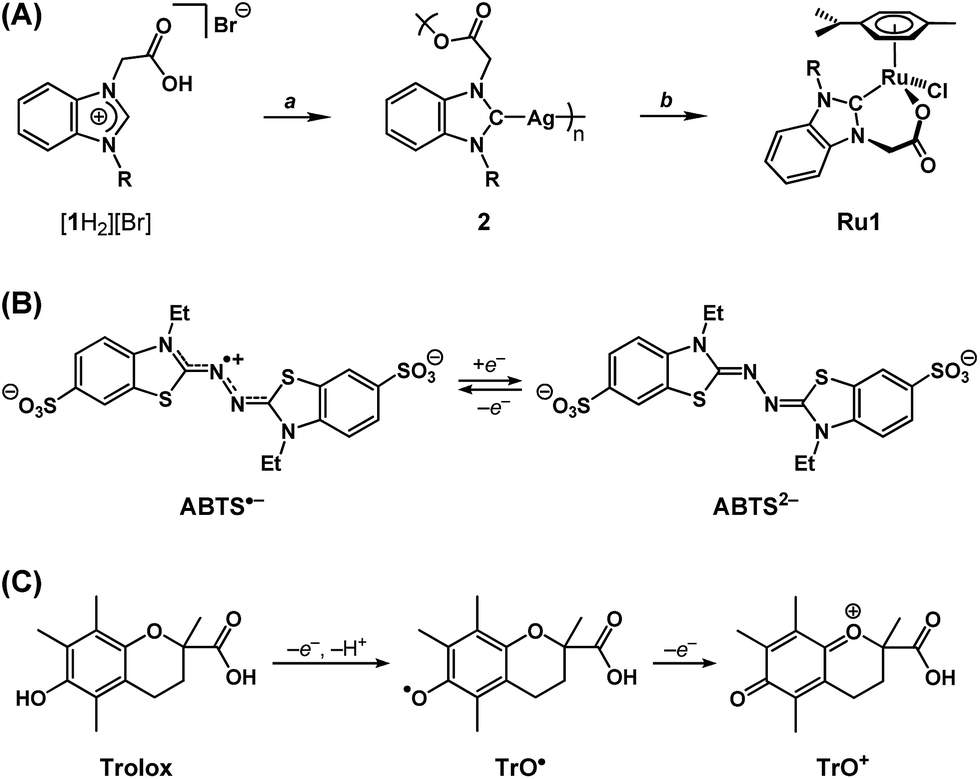 Catalytic radical reduction in aqueous solution via oxidation of ...