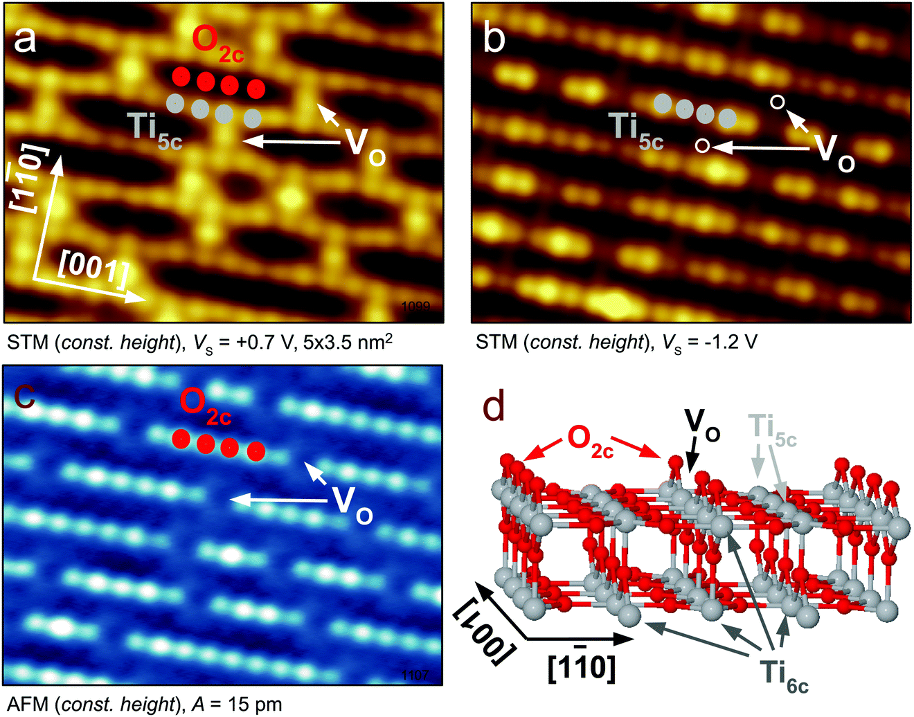 Surface point defects on bulk oxides: atomically-resolved scanning ...