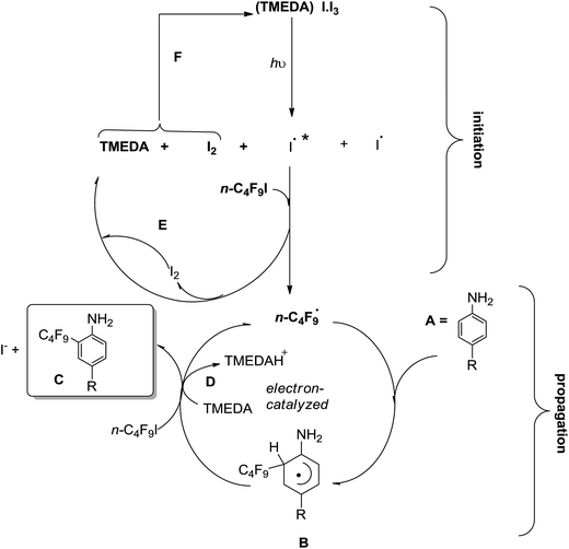 Transition metal- and organophotocatalyst-free perfluoroalkylation ...