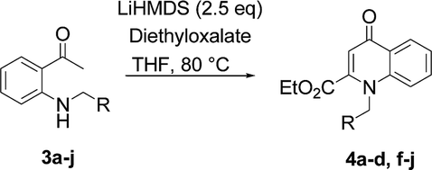 Efficient synthesis of novel N -substituted 2-carboxy-4-quinolones via ...