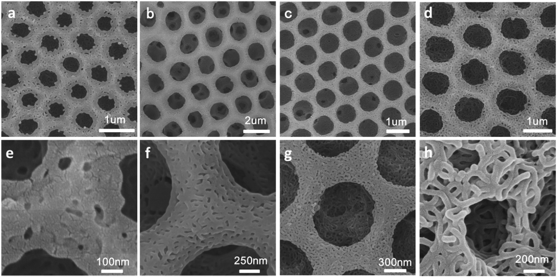 Combined use of breath figures process and microphase separation of PS ...