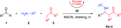 Acid-ionic polymer as recyclable catalyst for one-pot three-component Mannich reaction - RSC ...