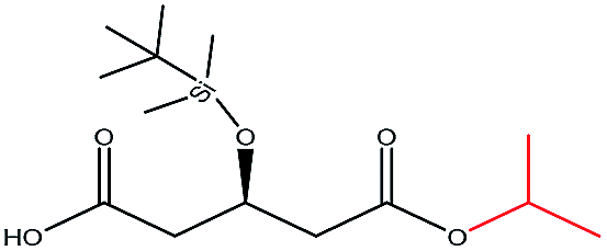 Efficient production of ( R )-3-TBDMSO glutaric acid methyl monoester ...
