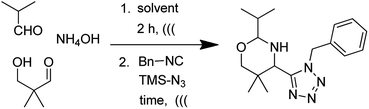 Diastereoselective one pot five-component reaction toward 4-(tetrazole ...